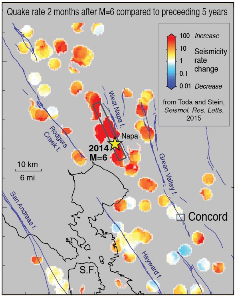 Concord, CA: More earthquakes after the 2014 Napa quake? - Temblor.net