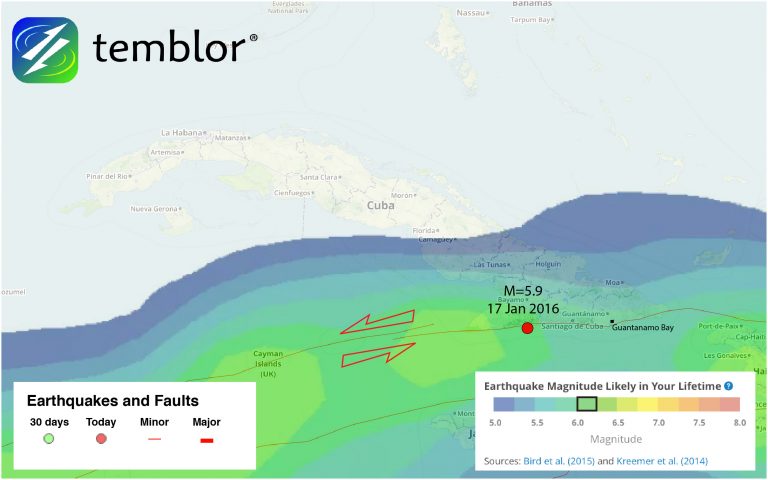 cuba-earthquake-map-cuba-fault-map-guantanamo-bay - Temblor.net