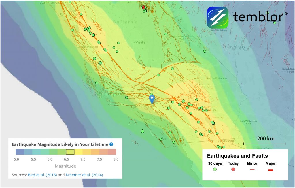 california-earthquake-map - Temblor.net