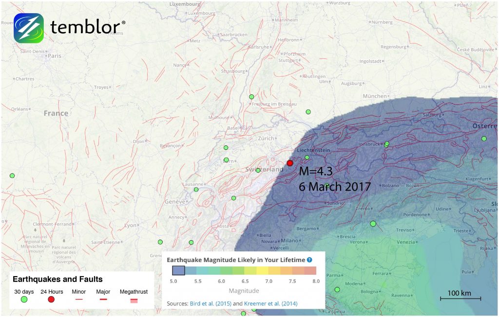 Switzerland shaken by largest earthquake in 12 years - Temblor.net