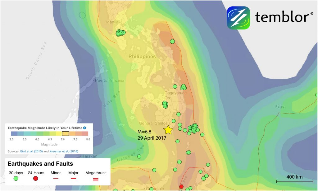philippines-earthquake-map - Temblor.net