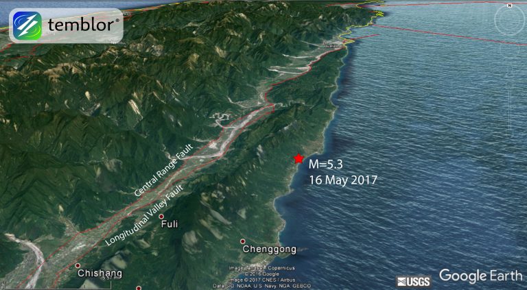 Taiwan-earthquake-map - Temblor.net