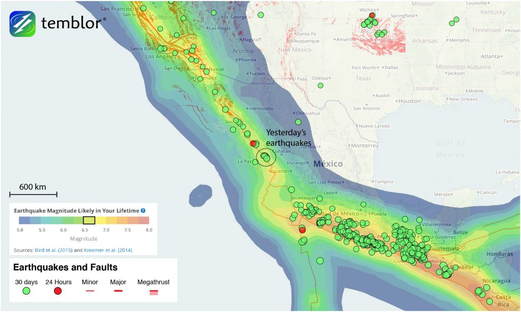 Gulf of California earthquakes highlight zone of rapid rupture ...