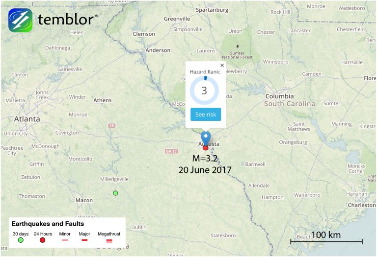 Widely felt earthquake shakes Augusta, Georgia - Temblor.net