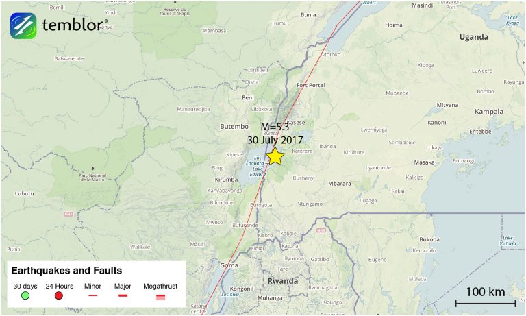 uganda-earthquake-map - Temblor.net
