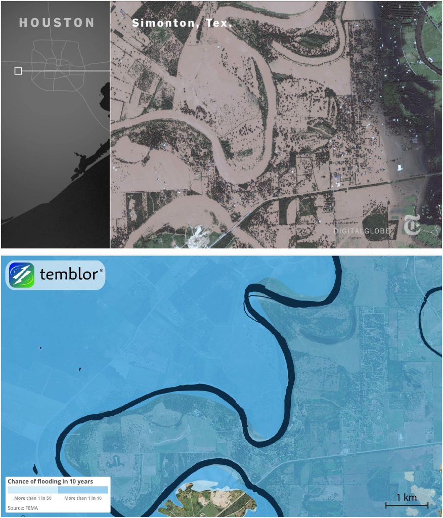 Hurricane Harvey flooding extent revealed - Temblor.net