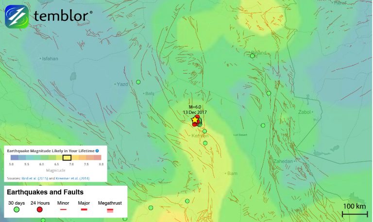 Iran struck by another series of earthquakes - Temblor.net