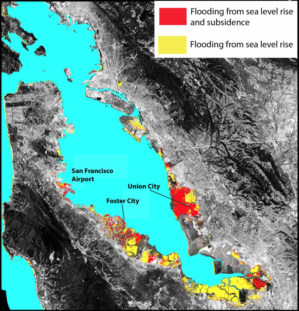Sinking Bay Area could double area at risk of flooding by 2100 ...