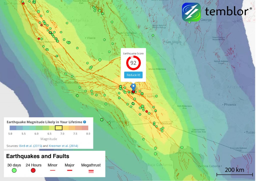 San Andreas Fault Zone earthquake rattles Southern California - Temblor.net