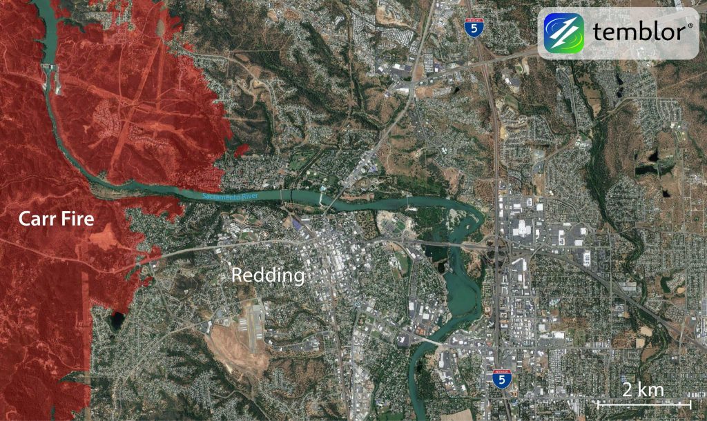 Carr Fire claims 100,000 acres, 1,000 structures, and six lives in ...