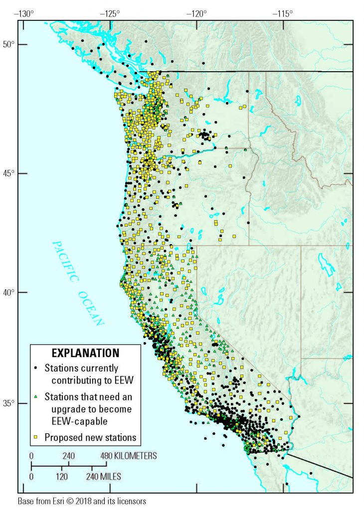 Data from approximately 900 seismic stations contribute to ShakeAlert ...