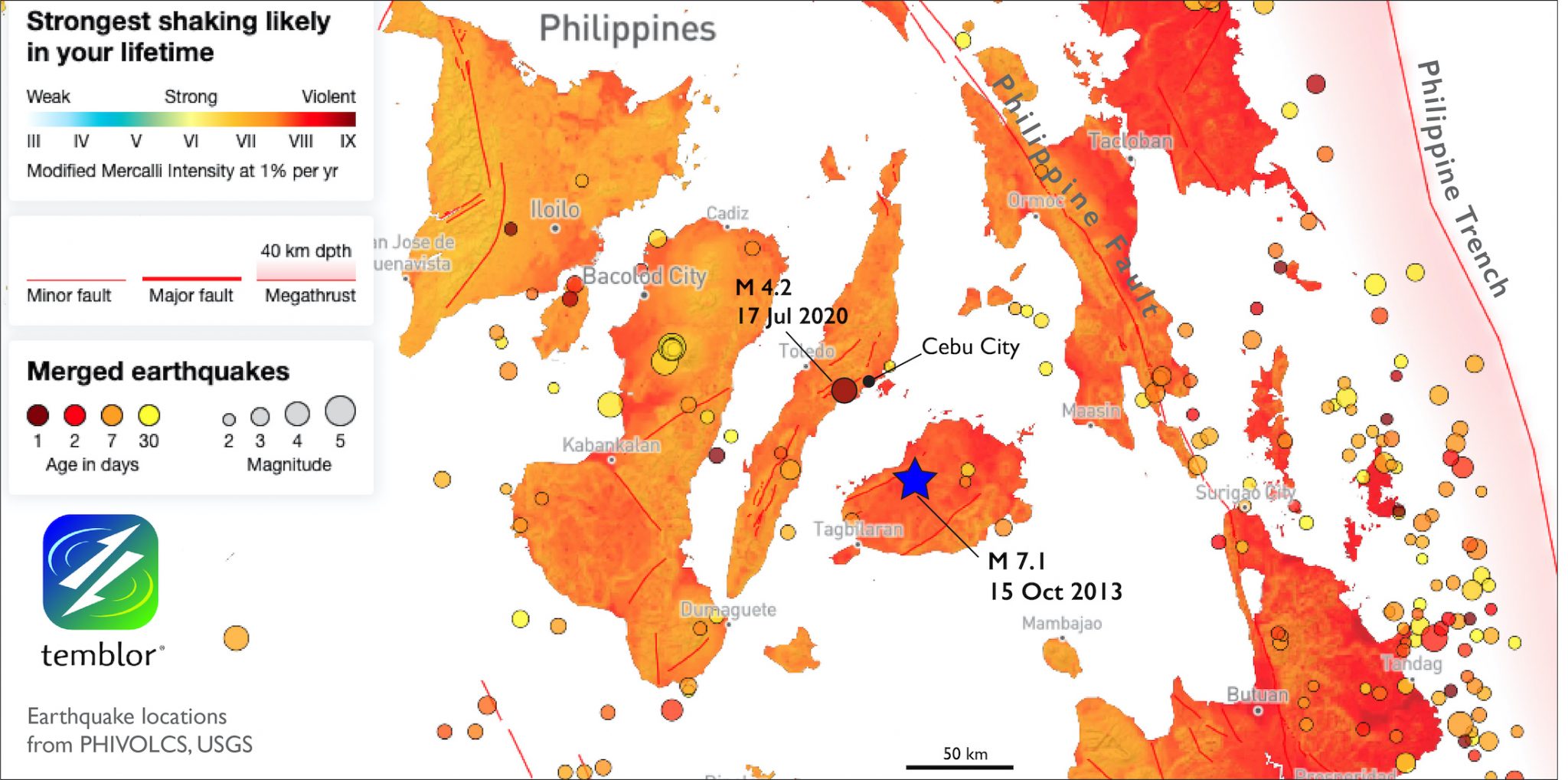 M 4.2 in Central Visayas, Philippines - Temblor.net