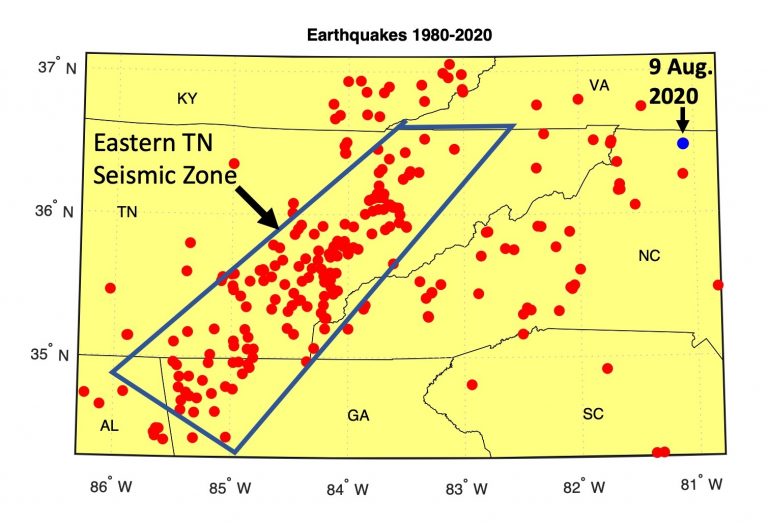Magnitude-5.1 earthquake rattles southeastern U.S. - Temblor.net