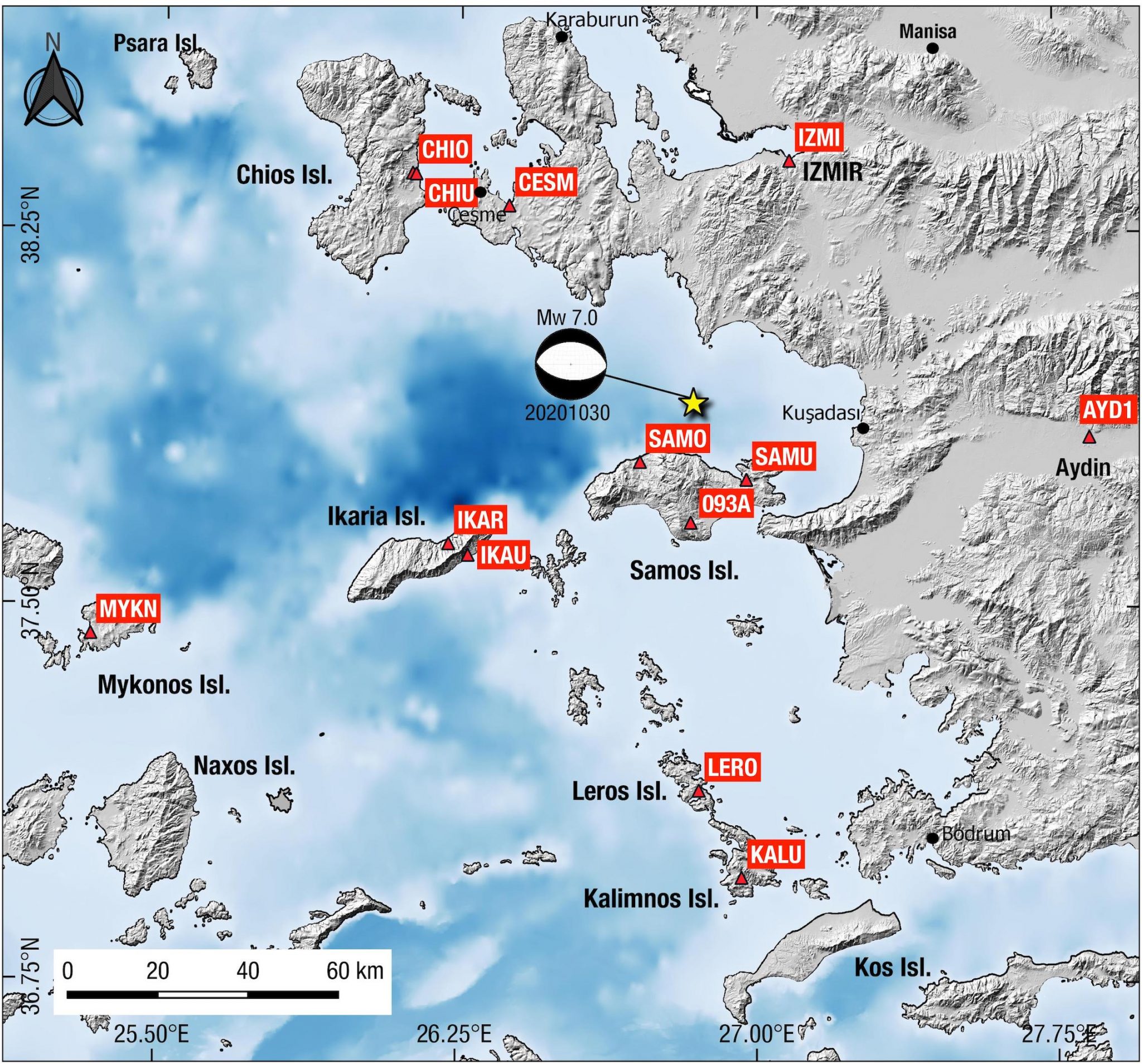 Fault responsible for Samos earthquake identified - Temblor.net