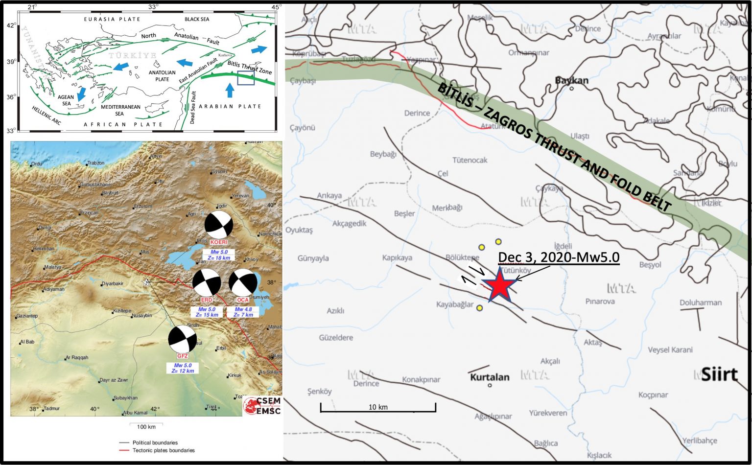 M5.0 quake strikes Eastern Turkey - Temblor.net