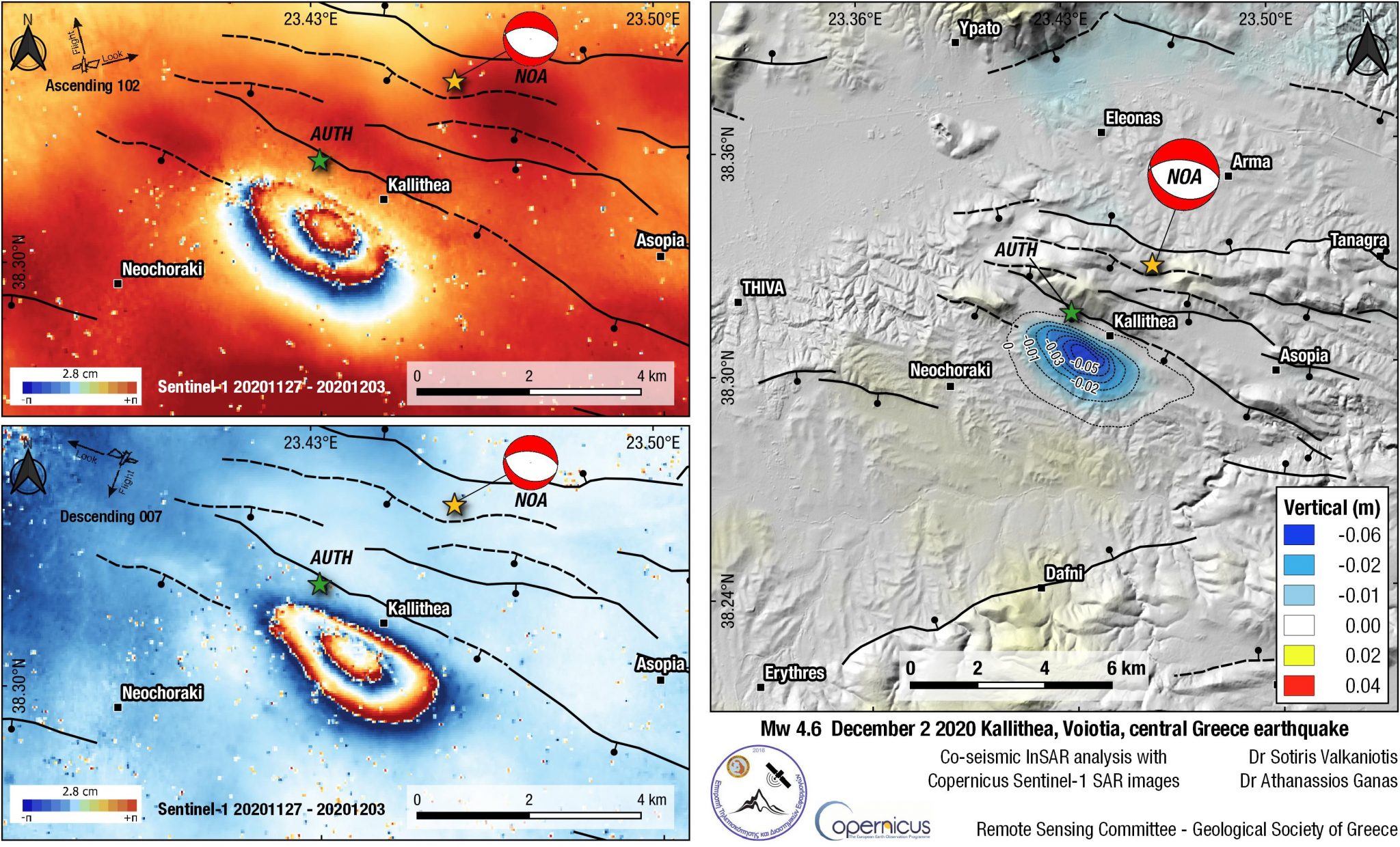 Surface deformation observed in moderate Greek quake - Temblor.net