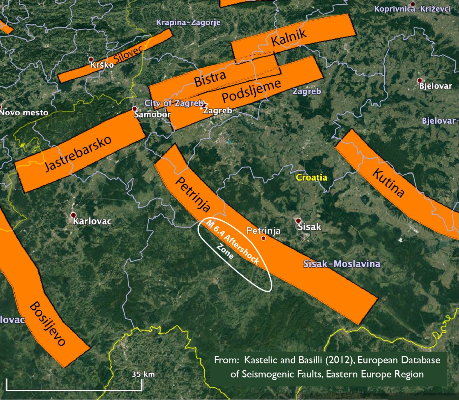 Euro Database of Seismi Faults map - Temblor.net