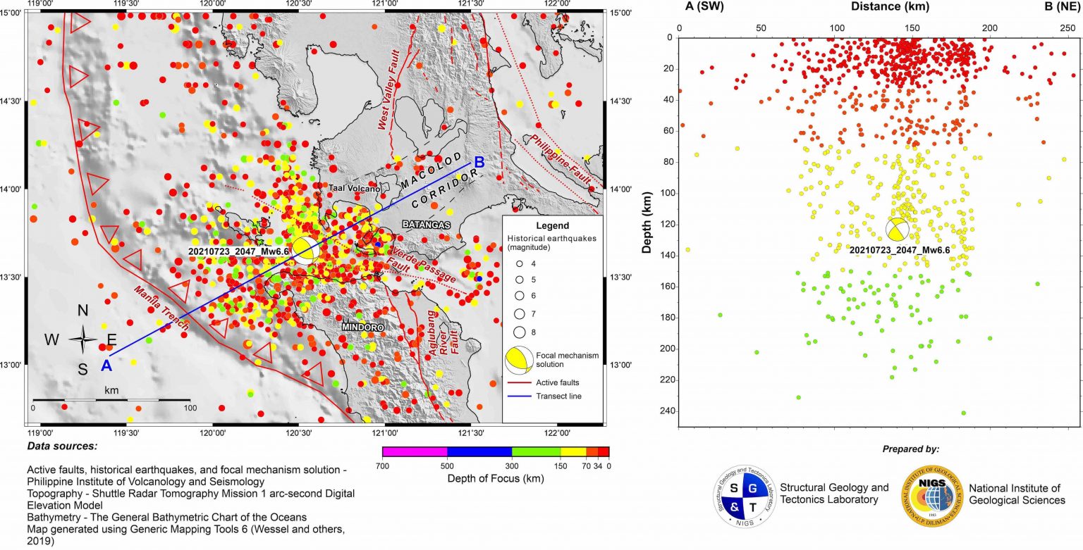 Figure 2 - Seismotectonics of the July 24, 2021, magnitude-6.6 ...