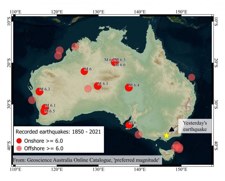 Moderate quake rattles southeastern Australia. Where’s the fault ...