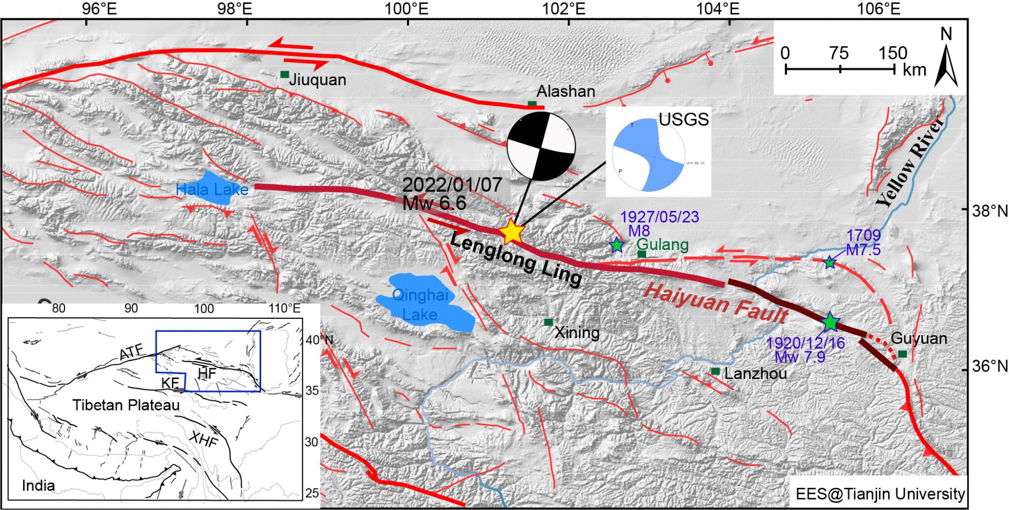 Strong earthquake increases seismic hazard in Qinghai, China - Temblor.net