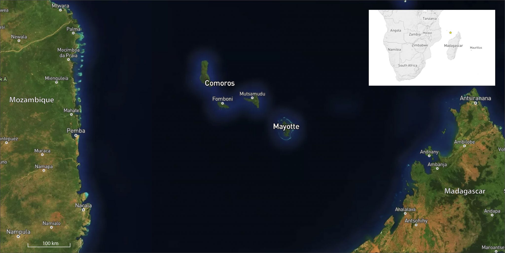 Listening closely to Mayotte’s new underwater volcano - Temblor.net