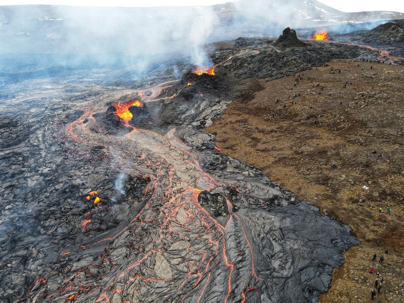 New eruption at Fagradalsfjall Volcano follows days of seismic swarms ...
