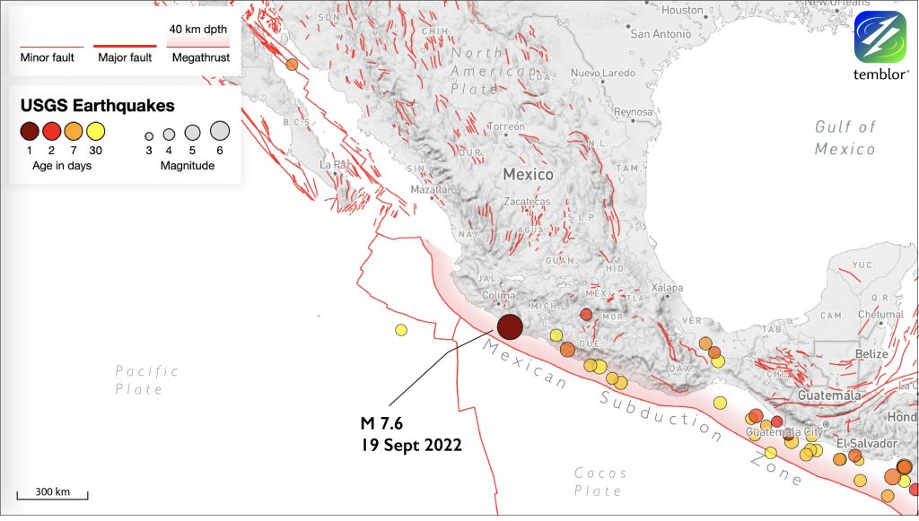Magnitude-7.6 earthquake shakes coastal Mexico - Temblor.net