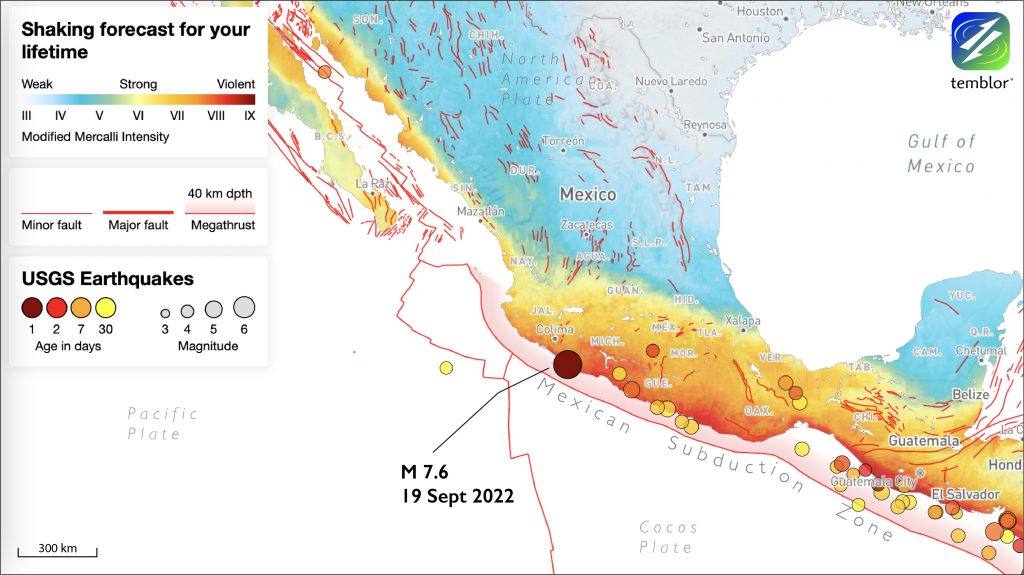 Magnitude-7.6 earthquake shakes coastal Mexico - Temblor.net