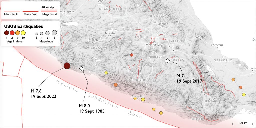 Magnitude-7.6 earthquake shakes coastal Mexico - Temblor.net