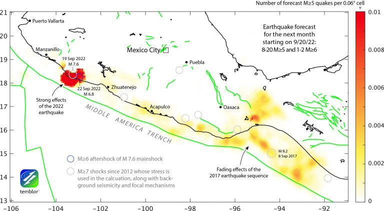 Mexico earthquake partially reloads fault that ruptured in devastating ...