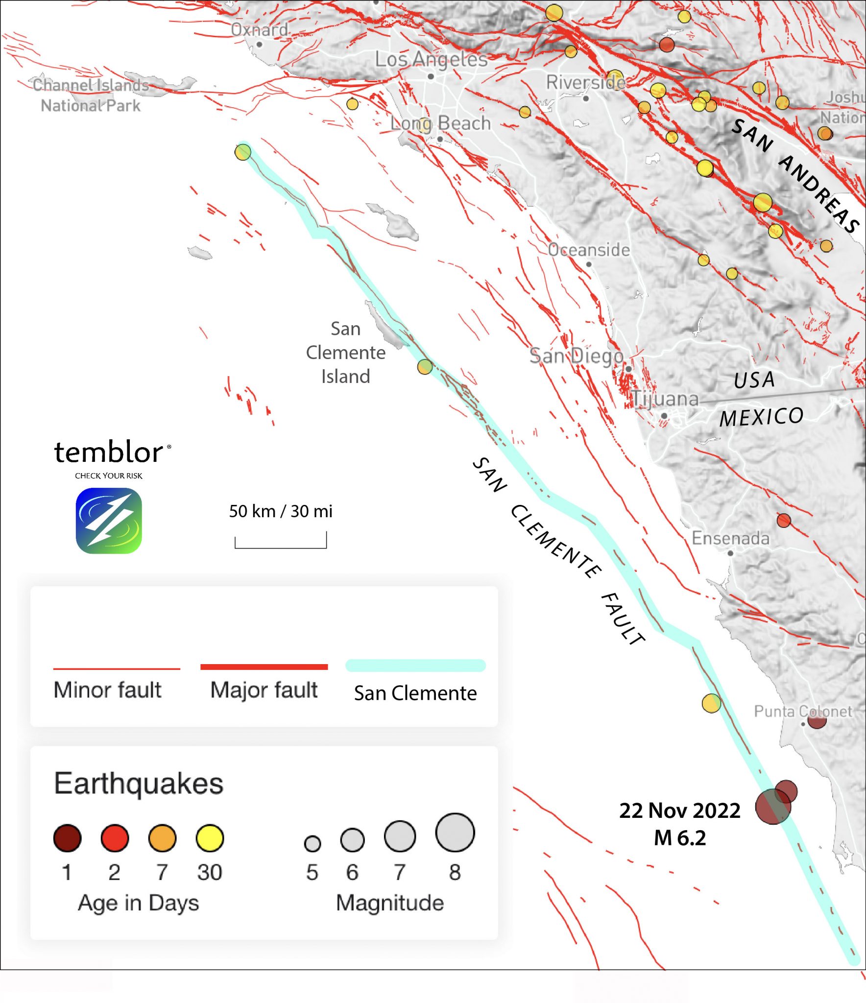 Three earthquakes strike near the western US-Mexico border - Temblor.net