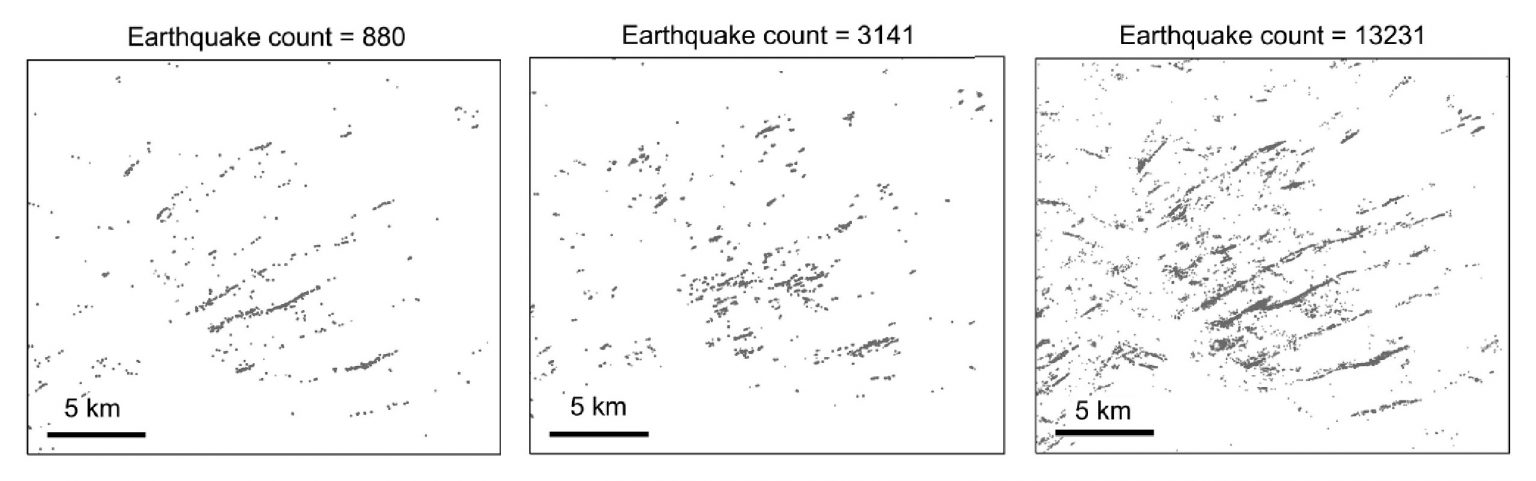 Precise detection of more, smaller earthquakes enabled researchers to ...