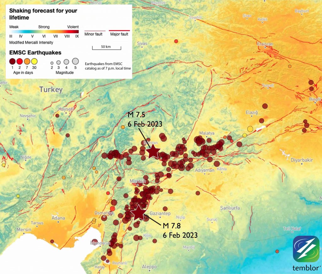 Turkey and Syria devastated by earthquake - Temblor.net