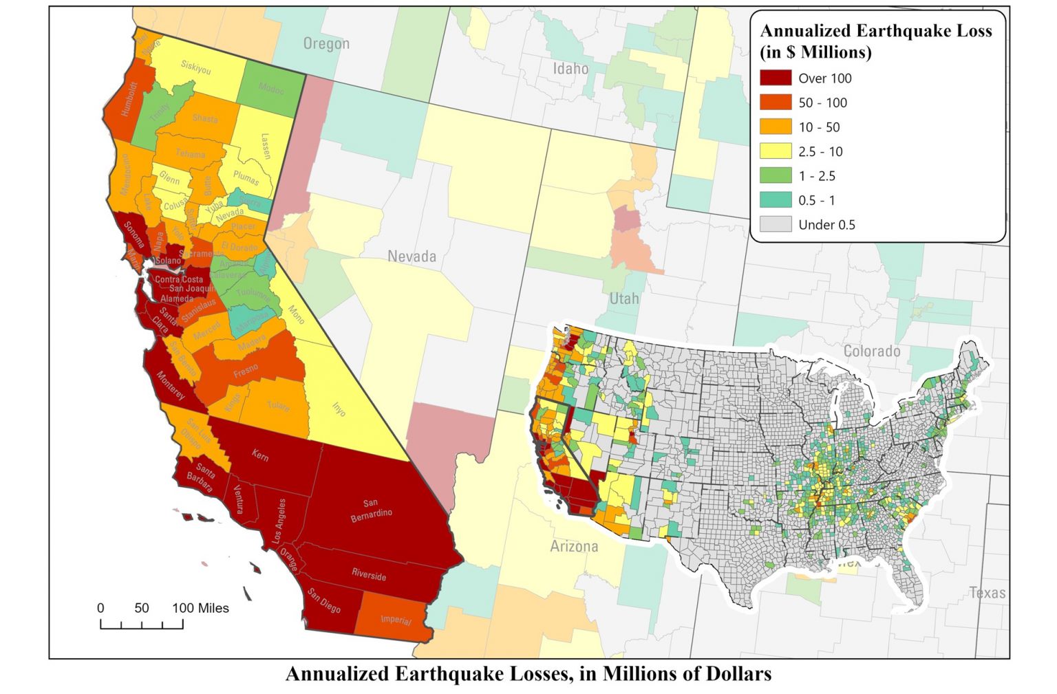 Earthquake damages likely to cost U.S. billions more per year than ...