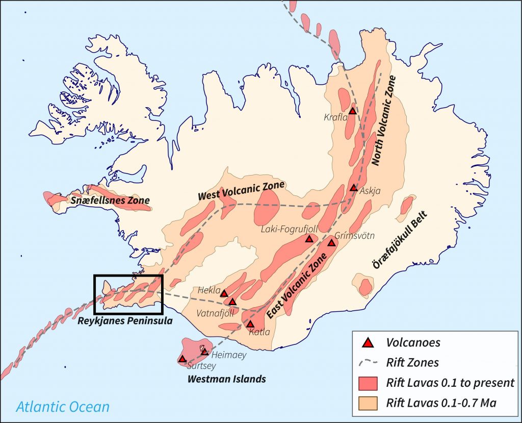 Volcano near evacuated Iceland town finally erupts - Temblor.net