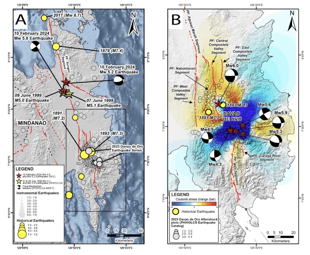 Stress releases and seismic gaps: Earthquake sequences strike Eastern Mindanao, Philippines ...
