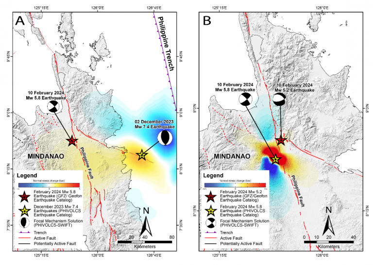 Stress releases and seismic gaps: Earthquake sequences strike Eastern Mindanao, Philippines ...