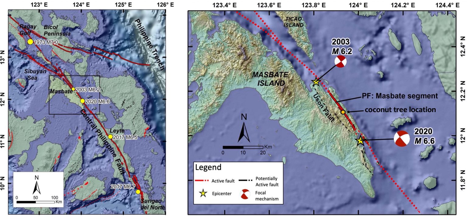 Two strong earthquakes separated by 17 years strike the same fault ...