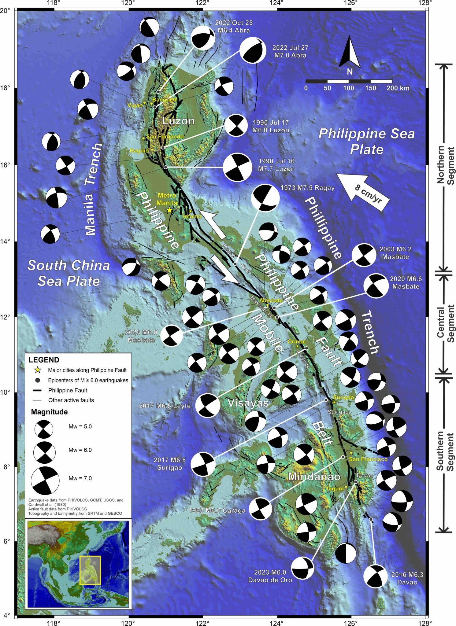 Beware quiet segments of the Philippine Fault - Temblor.net
